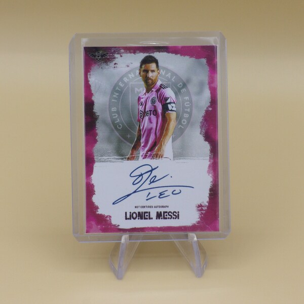 Lionel Messi Football Card - Etsy