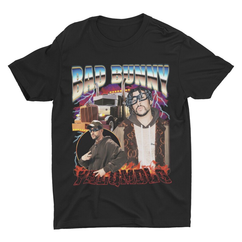 Bad Bunny Merch YHLQMDLG 90s Bootleg Ultimo Tour Del Mundo | Etsy