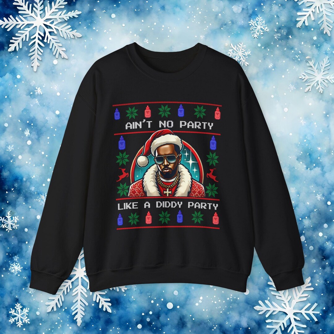 No hay fiesta como la de Diddy Party Suéter feo de Navidad: suéter ...