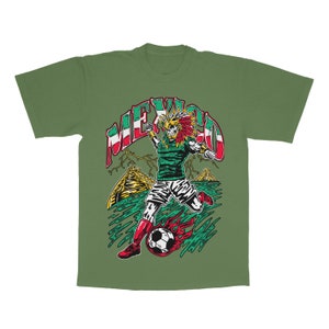 Mexico si Se Puede Aztec Baller, World Cup Soccer Shirt Warrenlotas ...