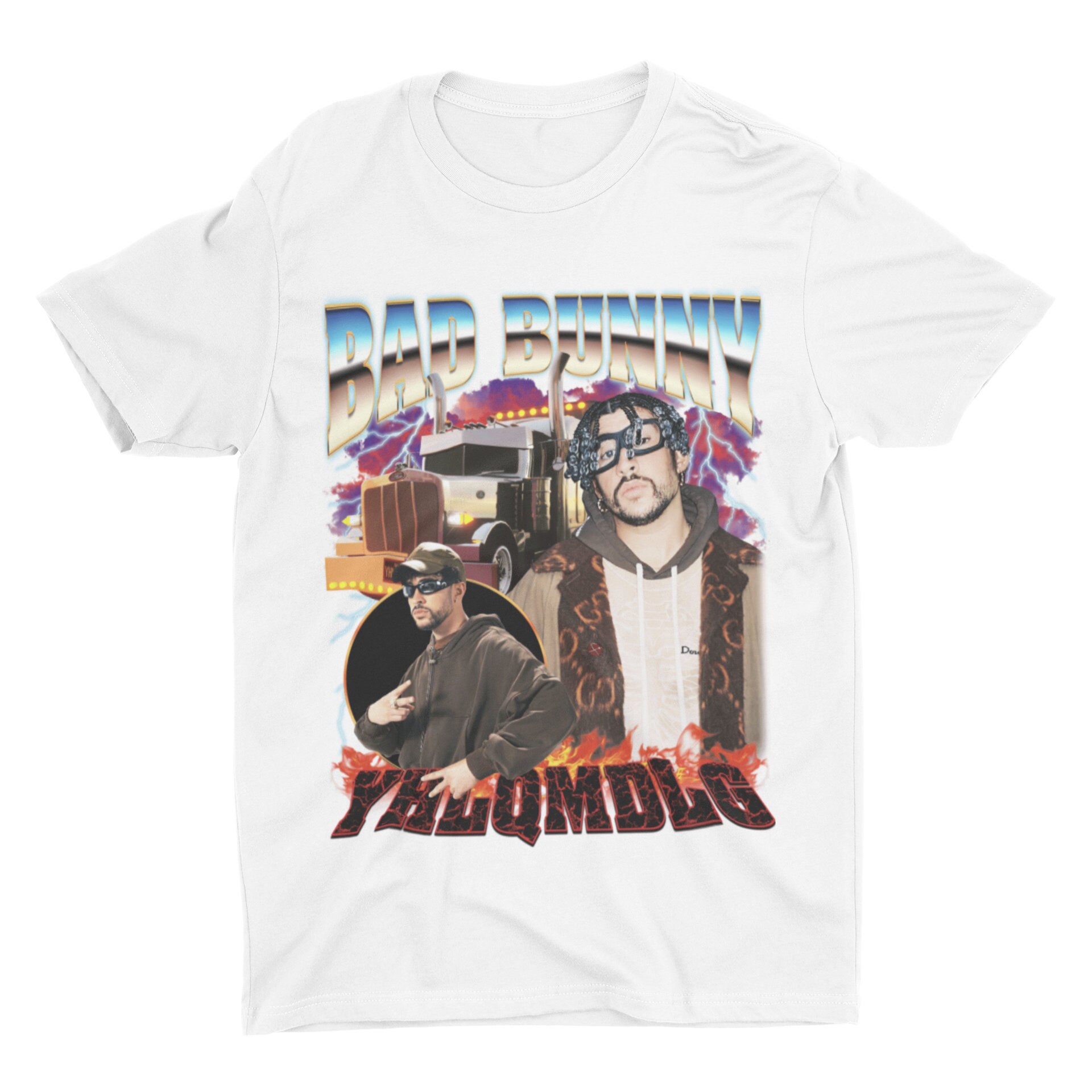Bad Bunny Merch YHLQMDLG 90s Bootleg Ultimo Tour Del Mundo - Etsy