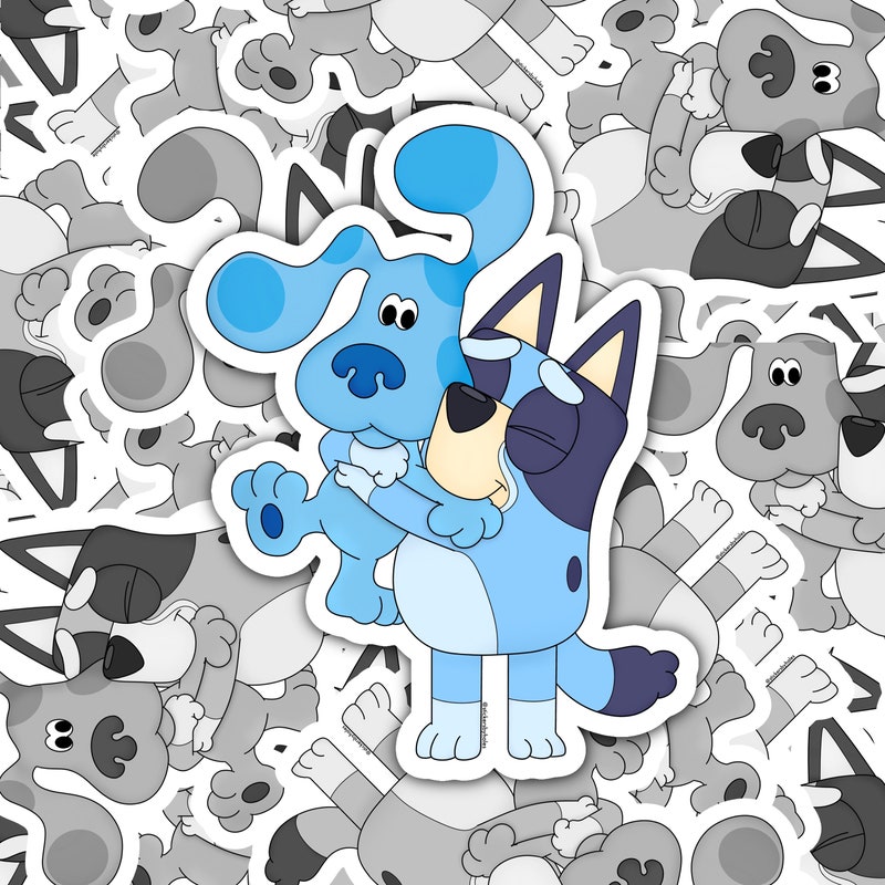 Bluey Stickers - Etsy