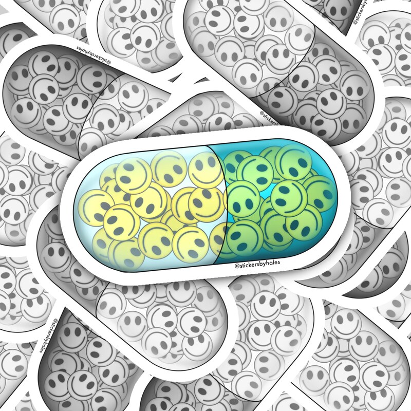 Happy Pill - Etsy