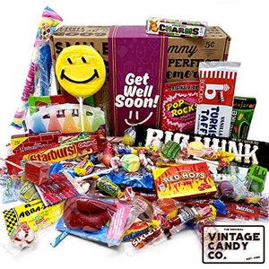 Vintage Candy Co. #1 Best Get Well Soon Gift Basket Assorted Mix - Fun ...