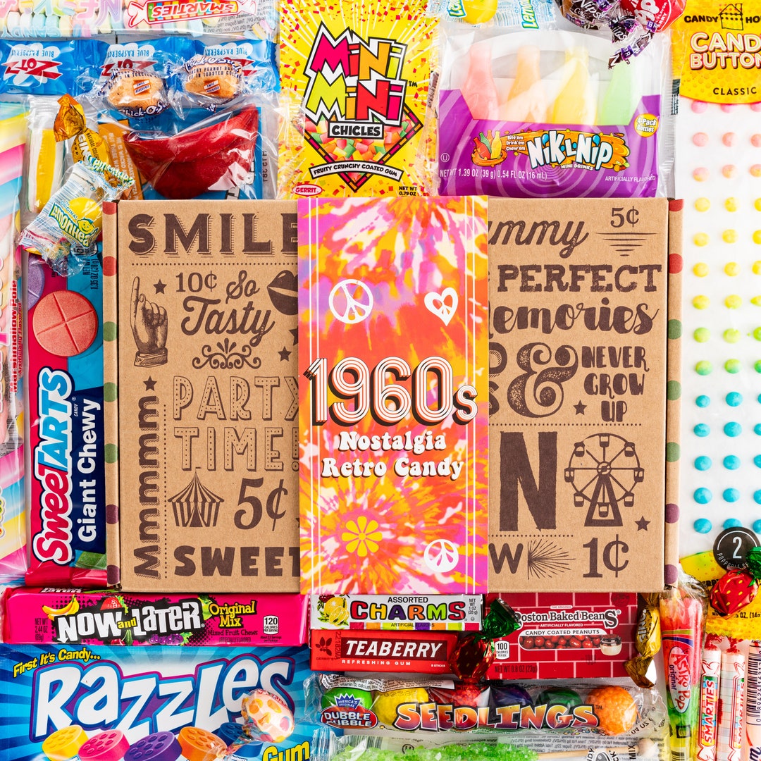 Vintage Candy Co. 1960s Retro Decade Candy Gift Assortment - 60s ...