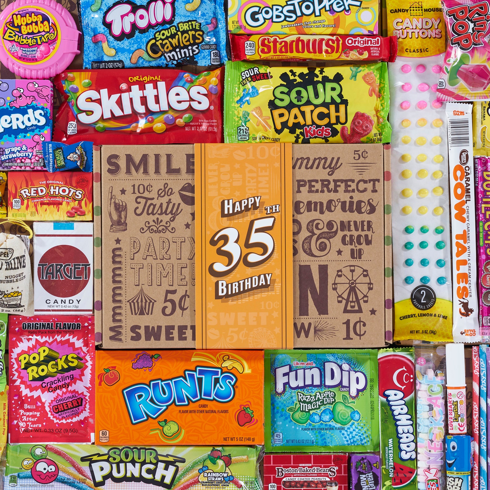 Vintage Candy Co. 35th Birthday Candy Gift Assortment Milestone 35 Bday ...