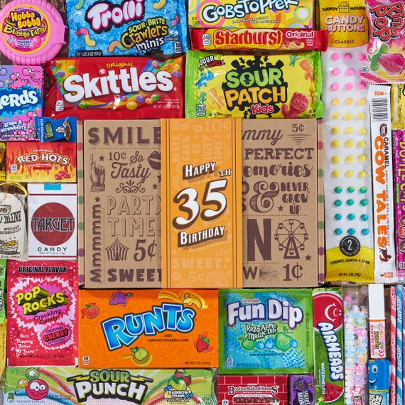 Vintage Candy Co. 35th Birthday Candy Gift Assortment - Etsy