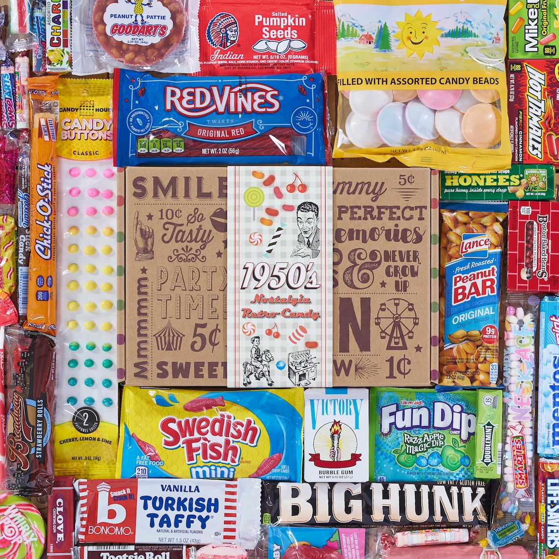 Vintage Candy Co 1950s Retro Decade Candy Gift Assortment - Etsy