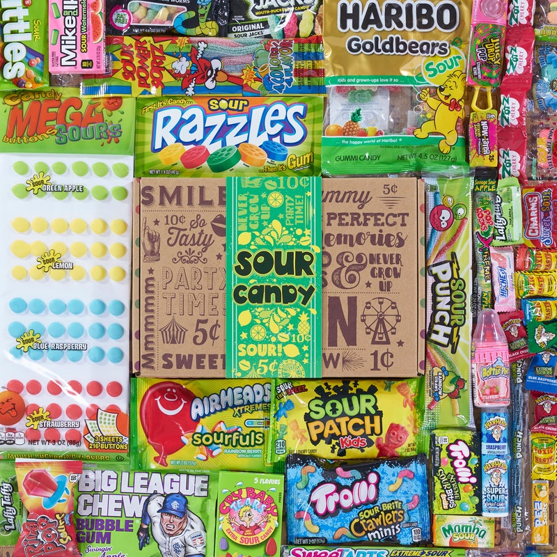 Sour Candy Box - Etsy