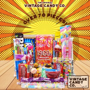 Vintage Candy Co. 1960s Retro Decade Candy Gift Assortment - 60s ...
