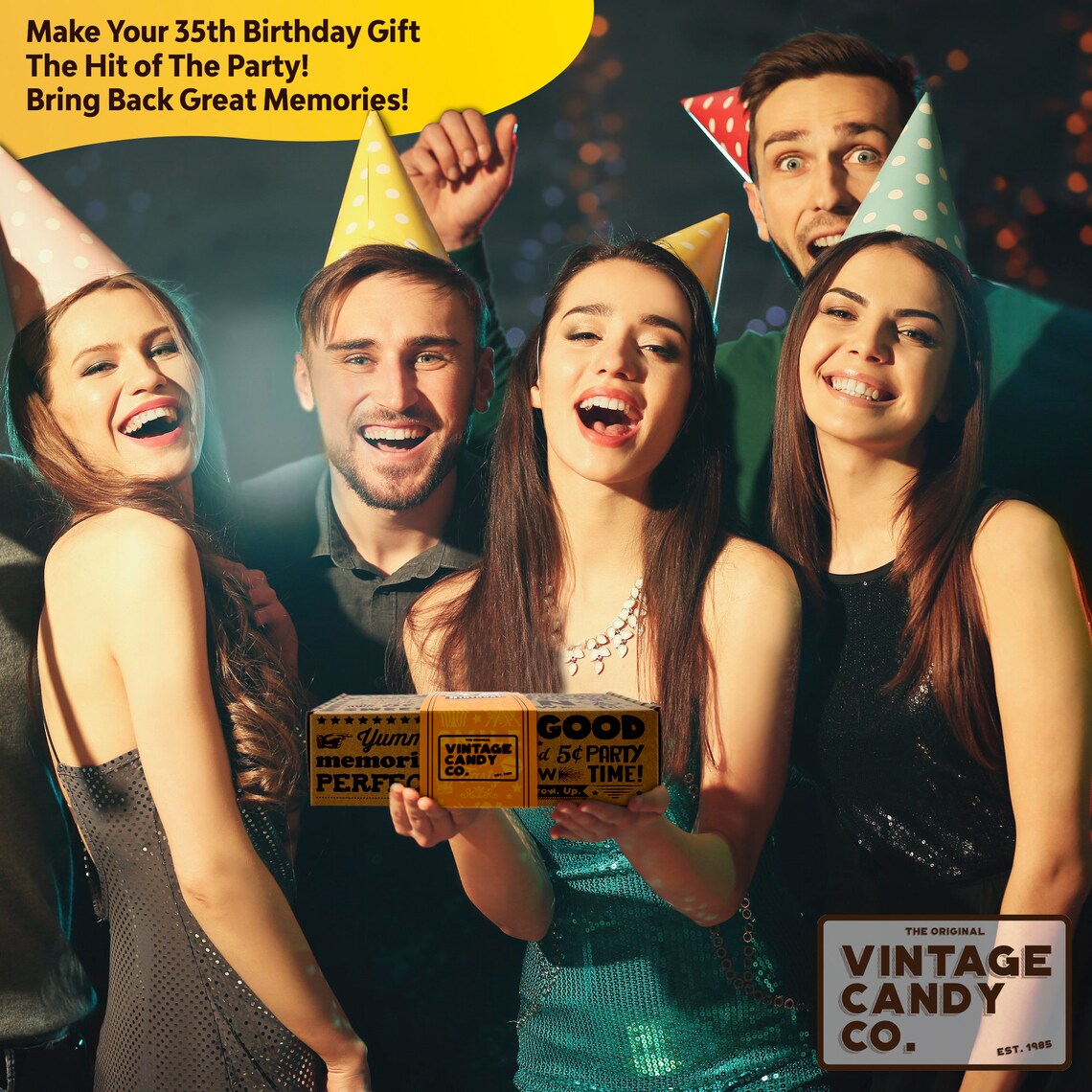 Vintage Candy Co. 35th Birthday Candy Gift Assortment | Etsy