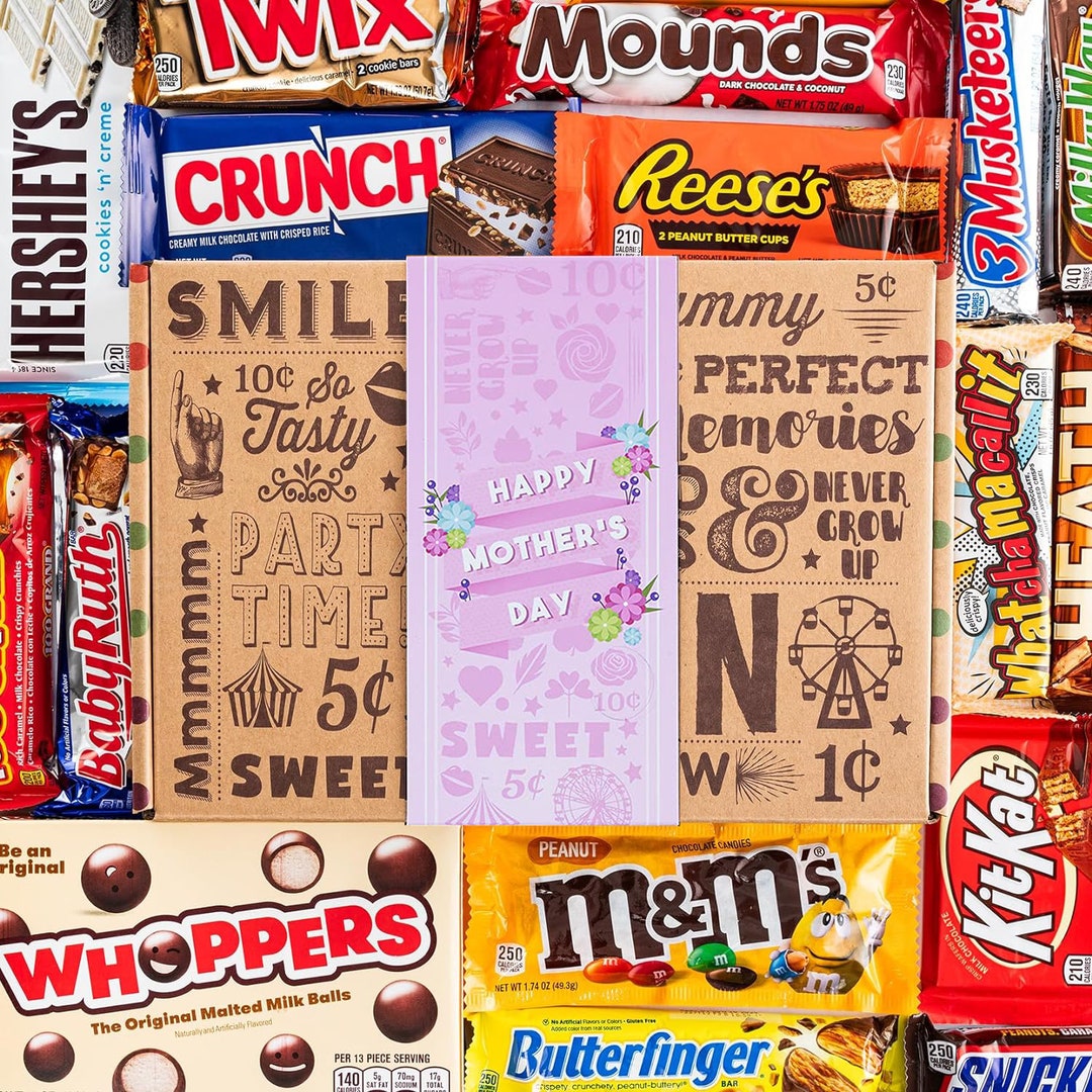 Mothers Day Candy Gift Basket: Fun Gift Ideas for Moms - Etsy