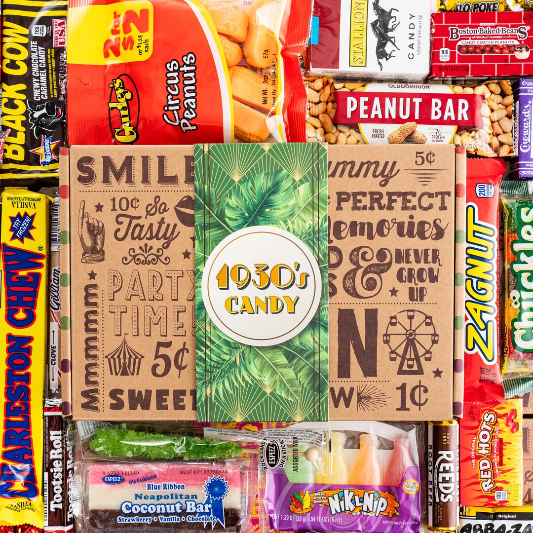 Vintage Candy Co. 1930s Retro Decade Candy Gift Assortment - 30s ...