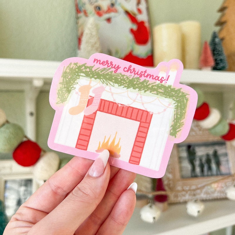Fireplace Decal - Etsy