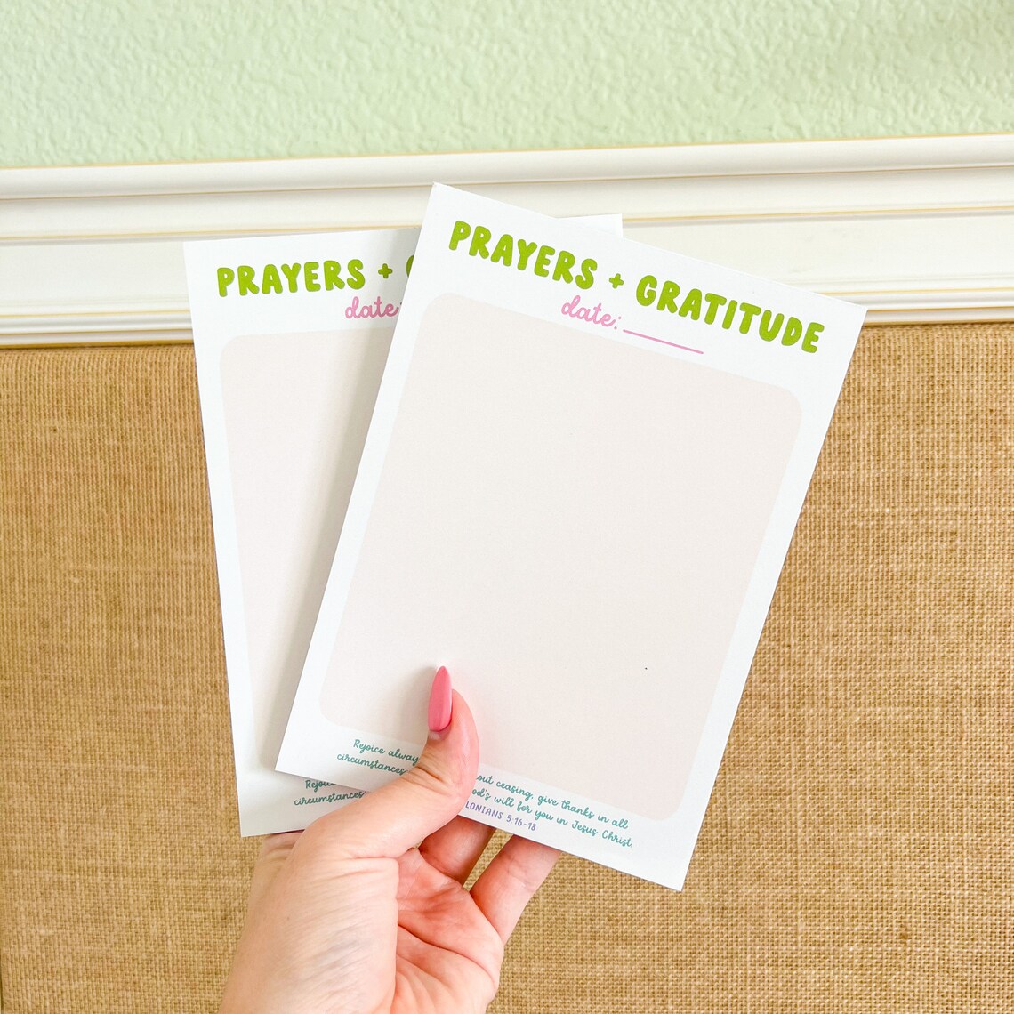 Prayers + Gratitude Notepad // Christian Stationary, Faith, Bible Study ...