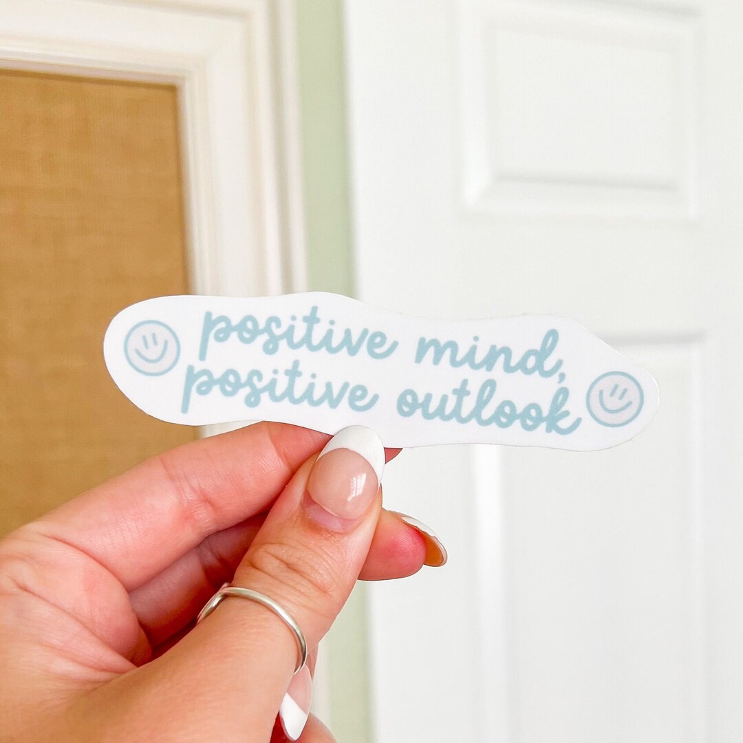 Positive Mind Sticker // Die Cut Sticker, Laptop Sticker, Journal ...