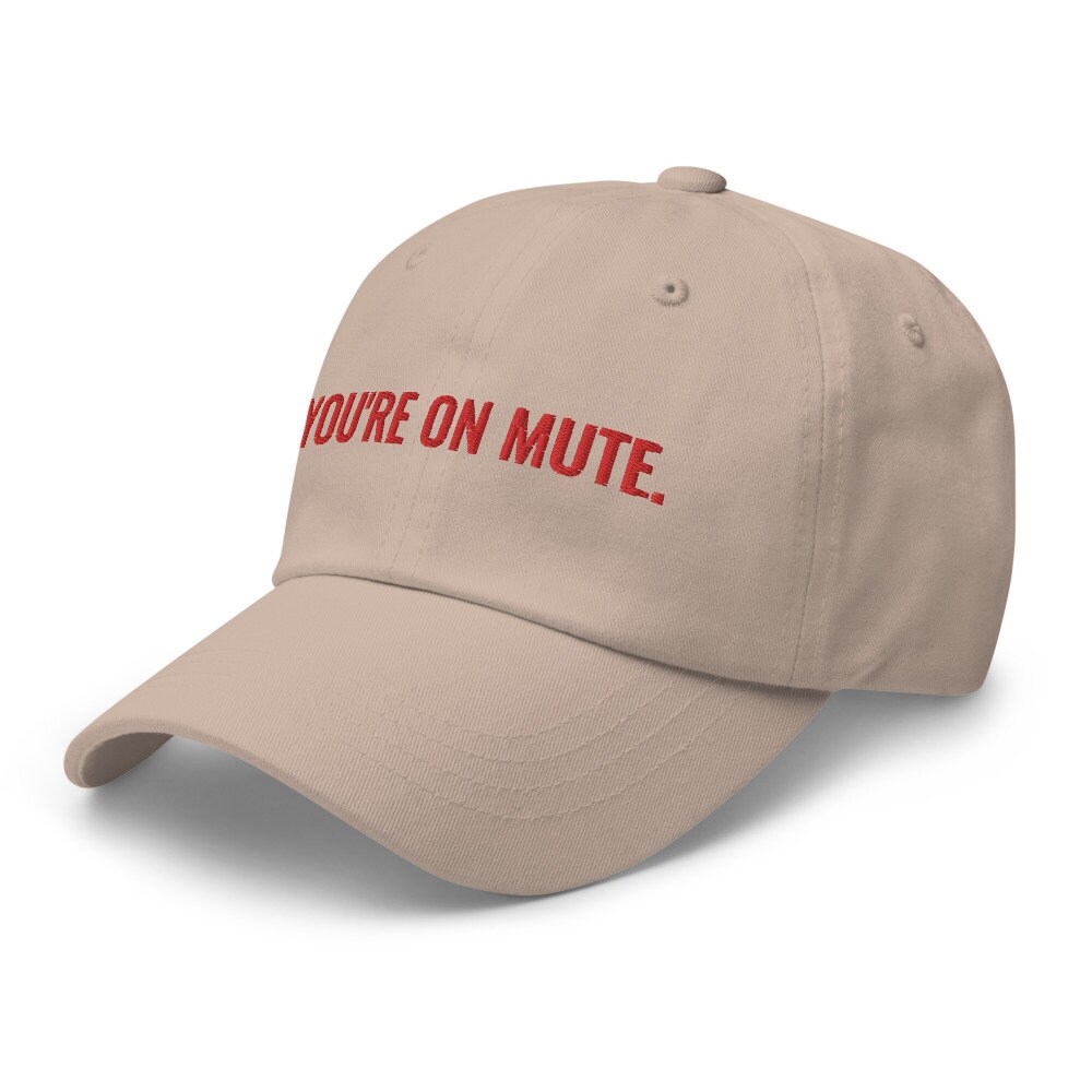 You're on Mute Hat Gift to Coworker Funny Hat - Etsy