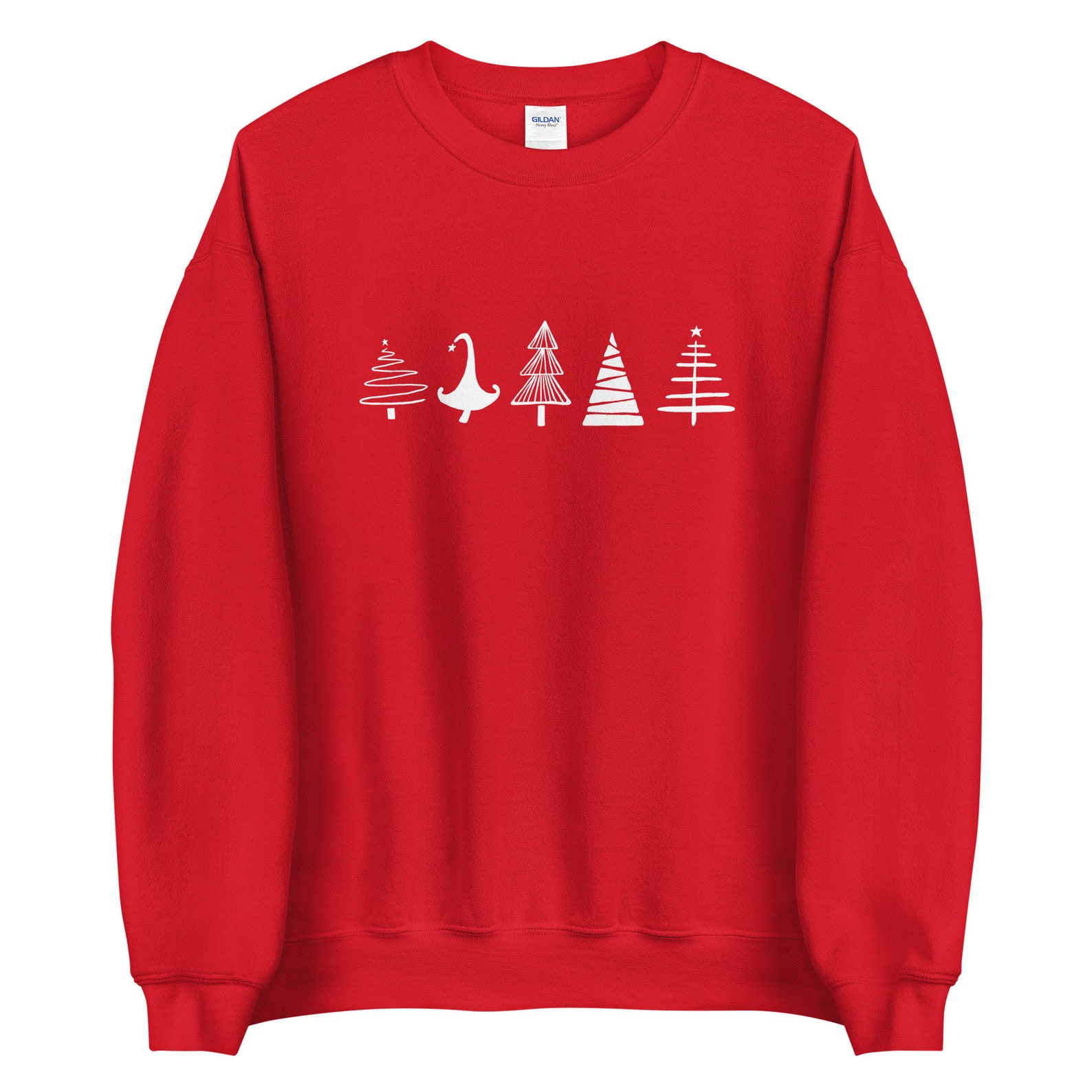 Christmas Tree Sweatshirt | Christmas Tree Crewneck - Etsy