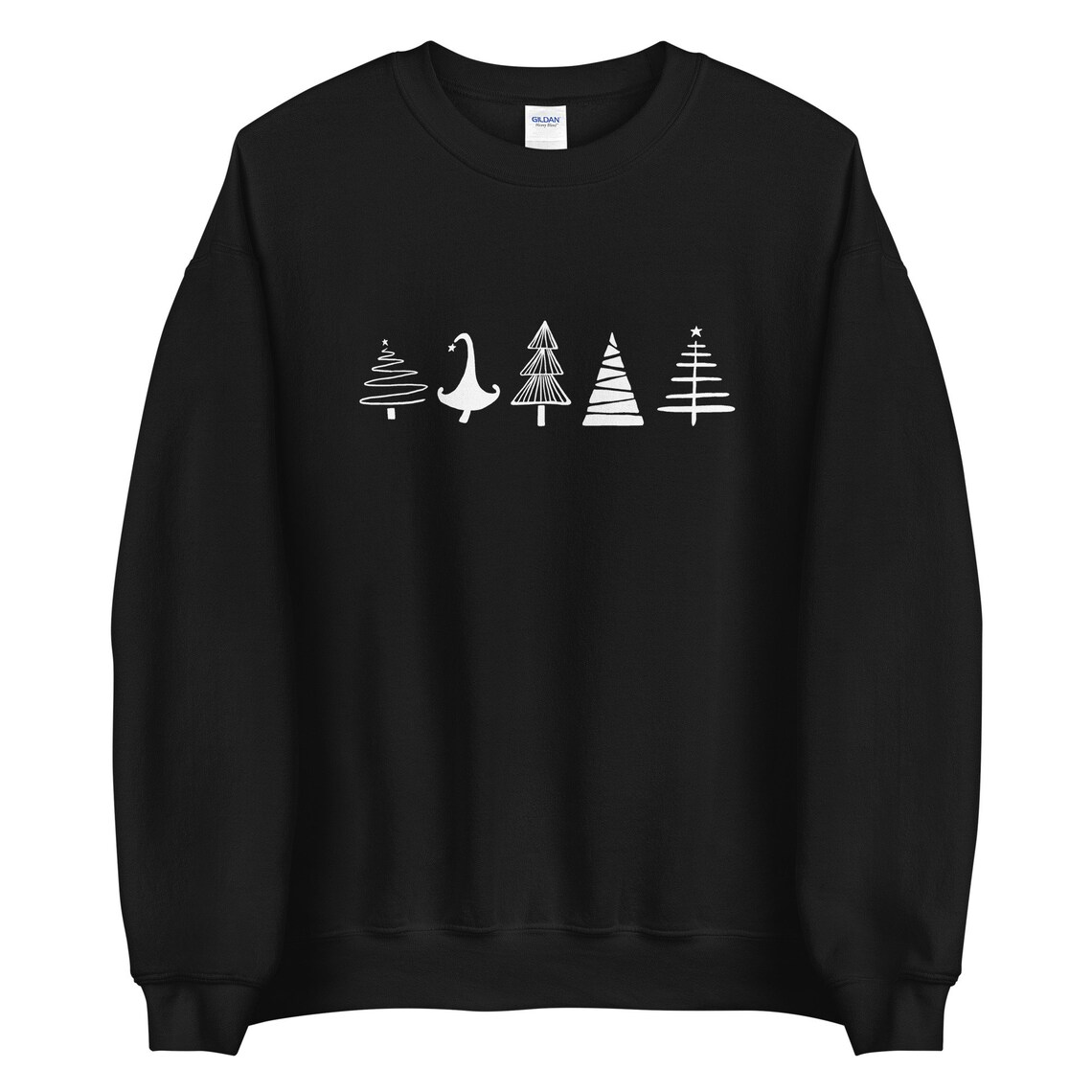 Christmas Tree Sweatshirt | Christmas Tree Crewneck - Etsy