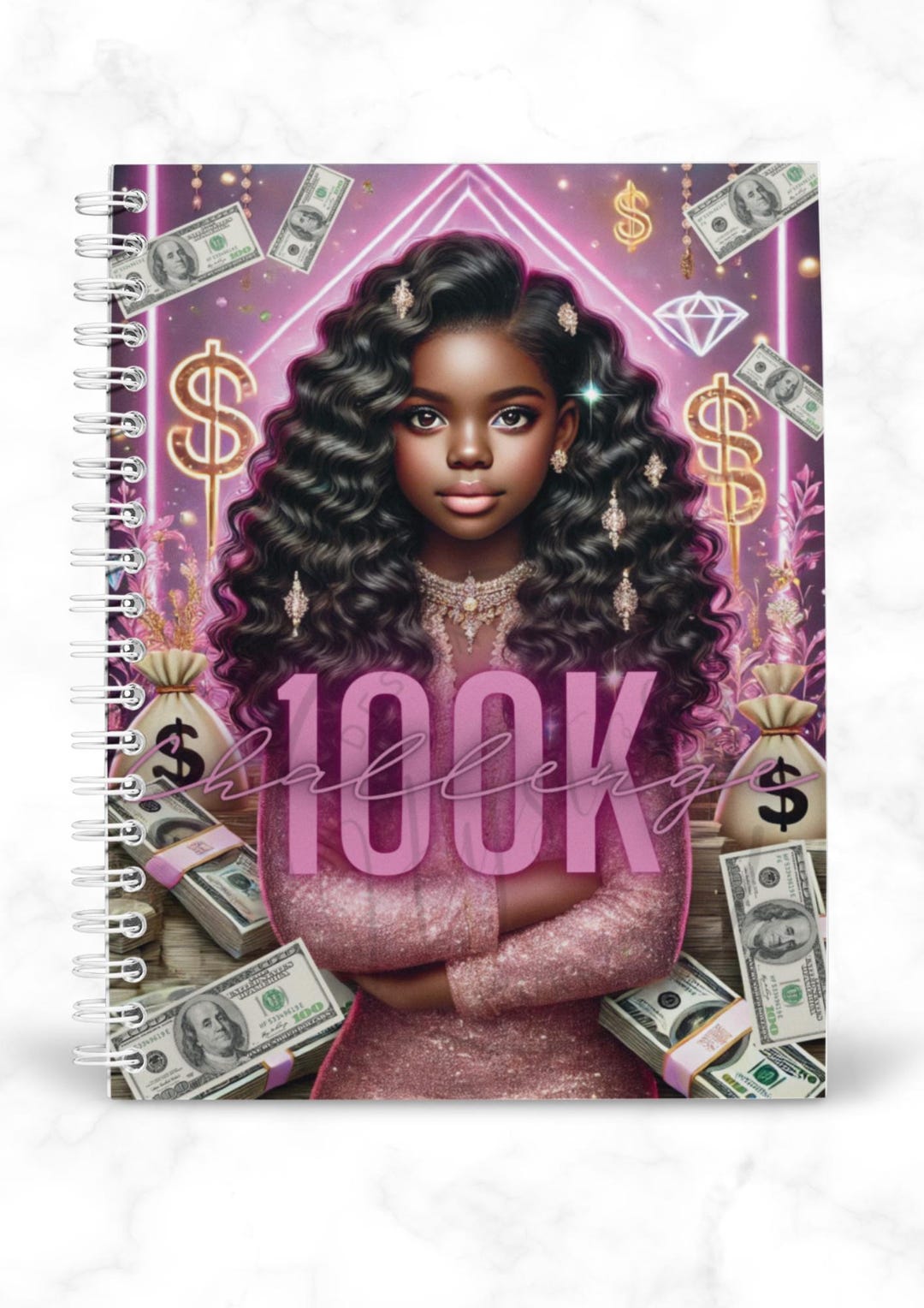 100K Challenge Printable Journal | Save 100,000 in 365 Days | Money ...