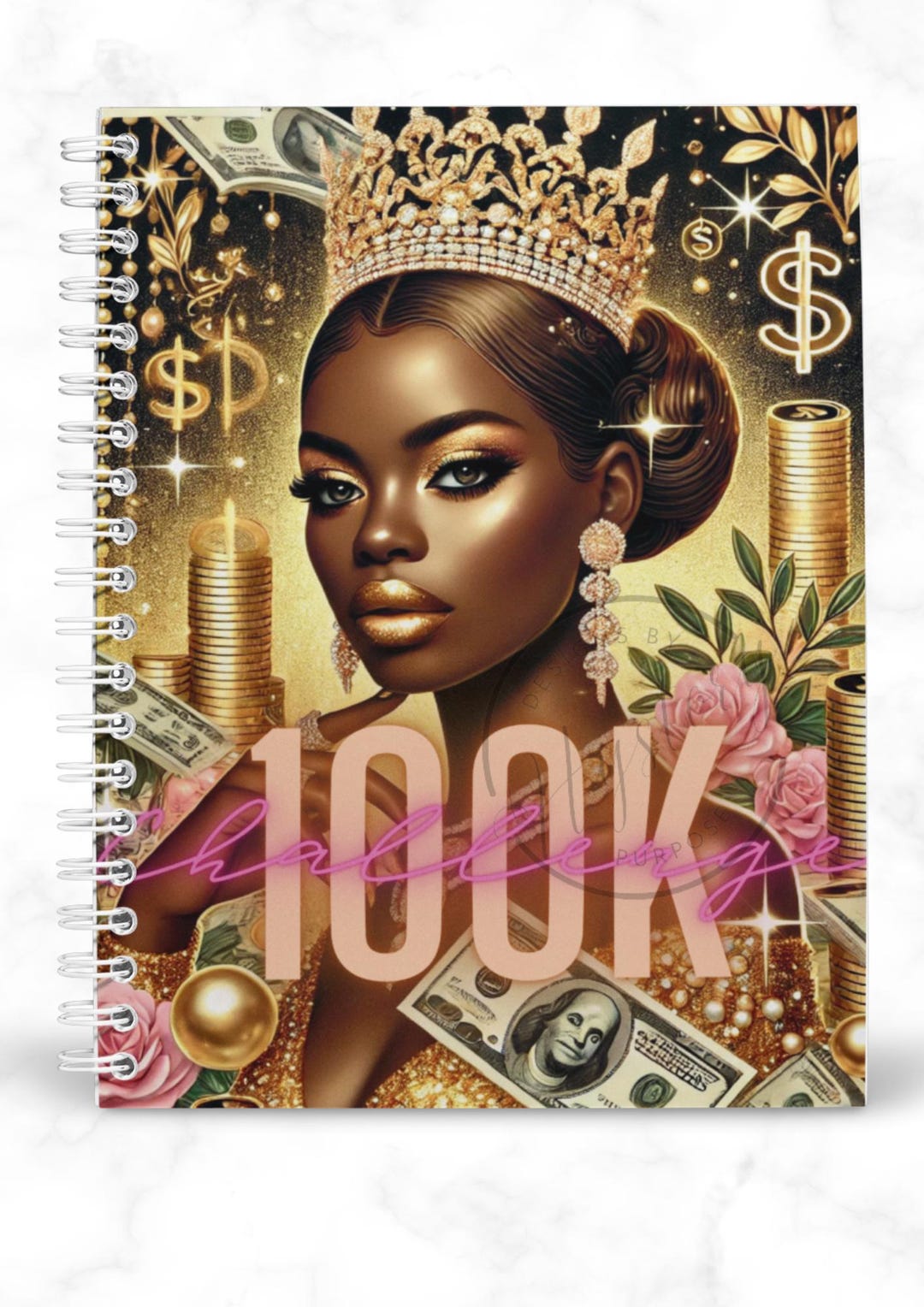 100K Challenge Printable Journal | Save 100,000 in 365 Days | Money ...
