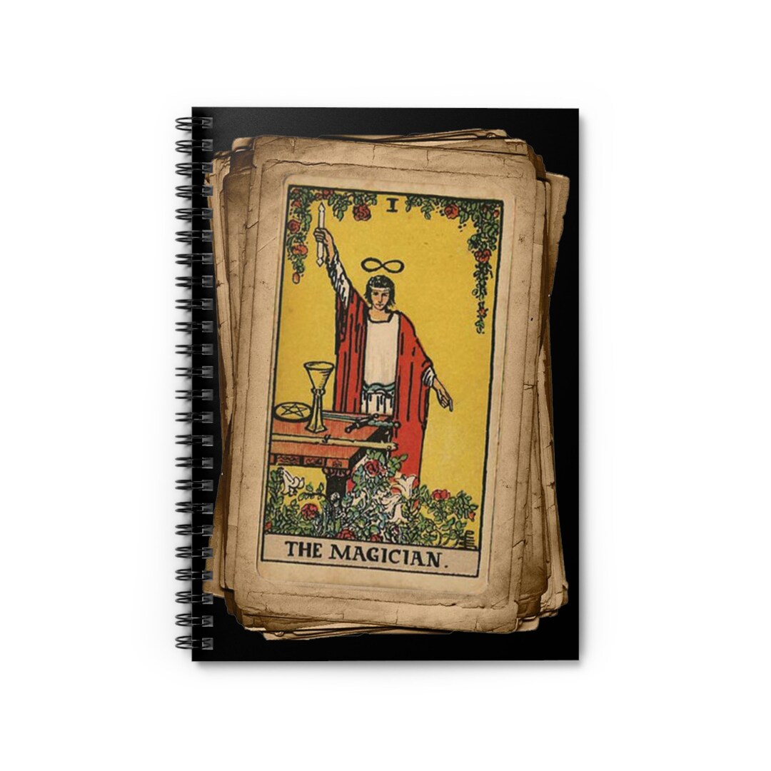 The Magician Spiral Notebook-journal-ruled Line-magic-potions-tarot ...