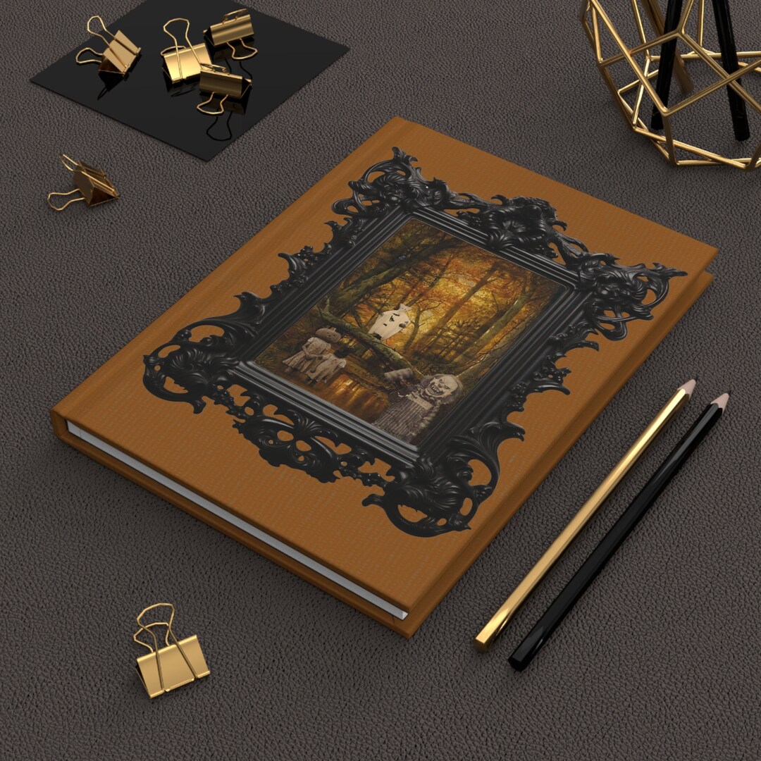 Creepy Halloween Scary Hardcover Notebook Dream Journal Notebook-ruled ...