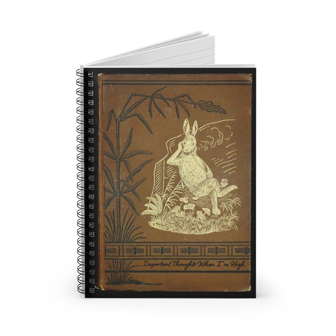 High Rabbit Journal Spiral Notebook-journal-ruled Line-magic-potions ...