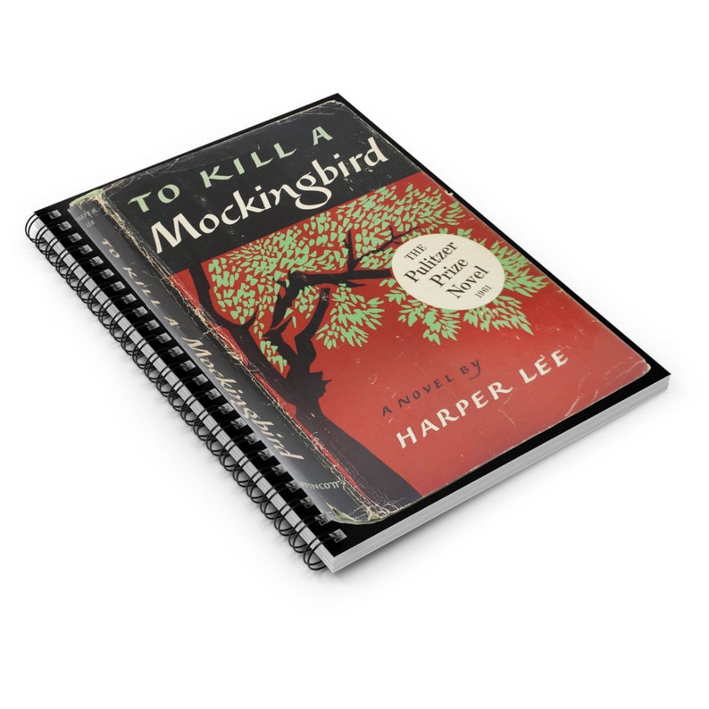 To Kill A Mockingbird Book Cover Spiral Notebook-journal-ruled Line-old ...
