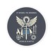 St. Michael the Archangel Sticker | Round Vinyl Decal for Indoor ...