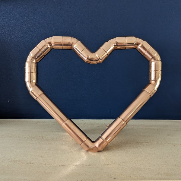 Copper Pipe Art - Etsy UK