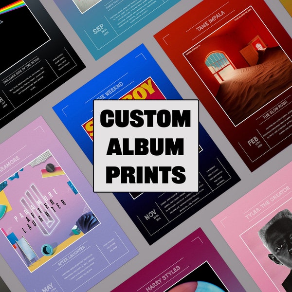 Minimalist Music Poster - Etsy UK