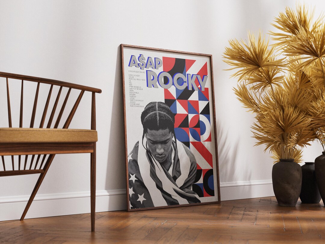 ASAP Rocky Inspired 'long.live.asap' Album Print With Grunge Effect ...