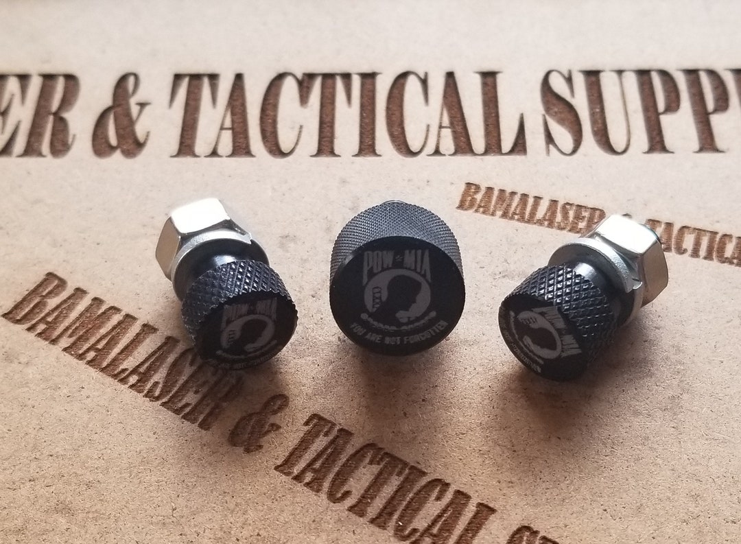 POW/MIA Combo Harley Seat & License Plate Bolts - Etsy