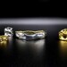 Melted Surface Ring Authentic 925 Sterling Silver / Thick Band Ring ...