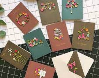 Mini Greeting Cards - Etsy