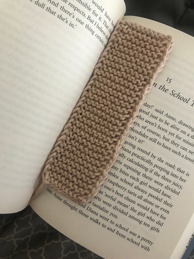 Easy Bookmark Knitting Pattern! - Etsy