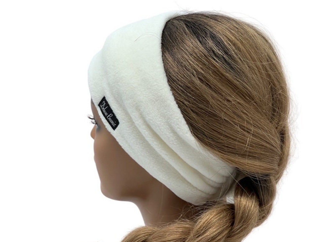 Fleece Headbands,cream Fleece Headband,double Layered Ear Warmer,ear ...