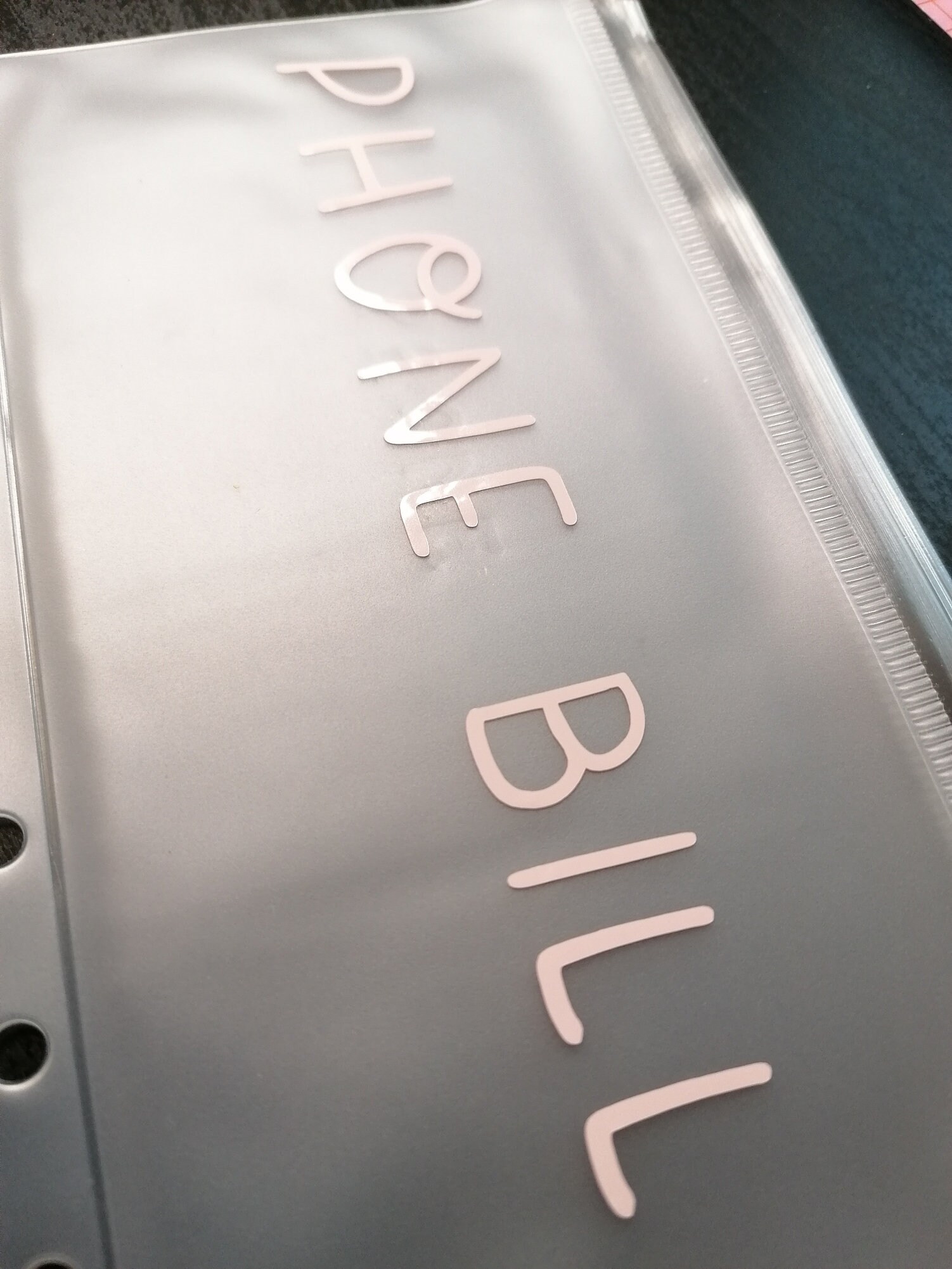 Cash Envelope LABELS Personalised Vinyl Labels for A6 Cash - Etsy