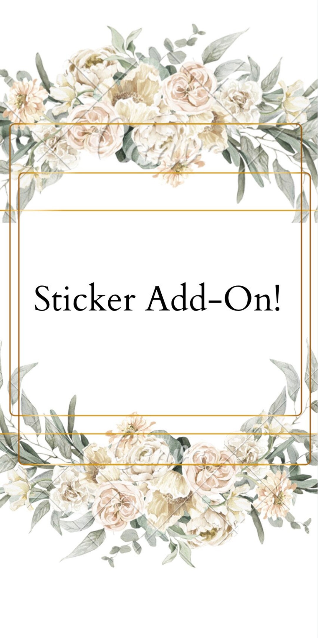 Sticker Add-on! - Etsy