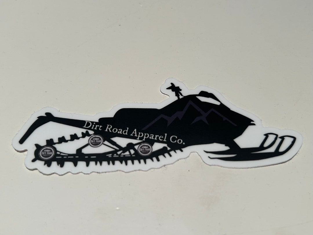 Dirtroadapparel Sled Sticker - Etsy