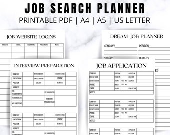 Dream Job Planner - Etsy