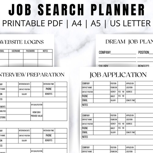 Job Interview Checklist Printable Interview Prep Job - Etsy