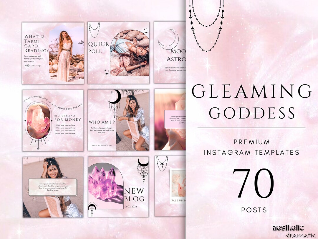 Instagram Posts Spiritual, Sparkle Instagram Post, Goddess Instagram ...