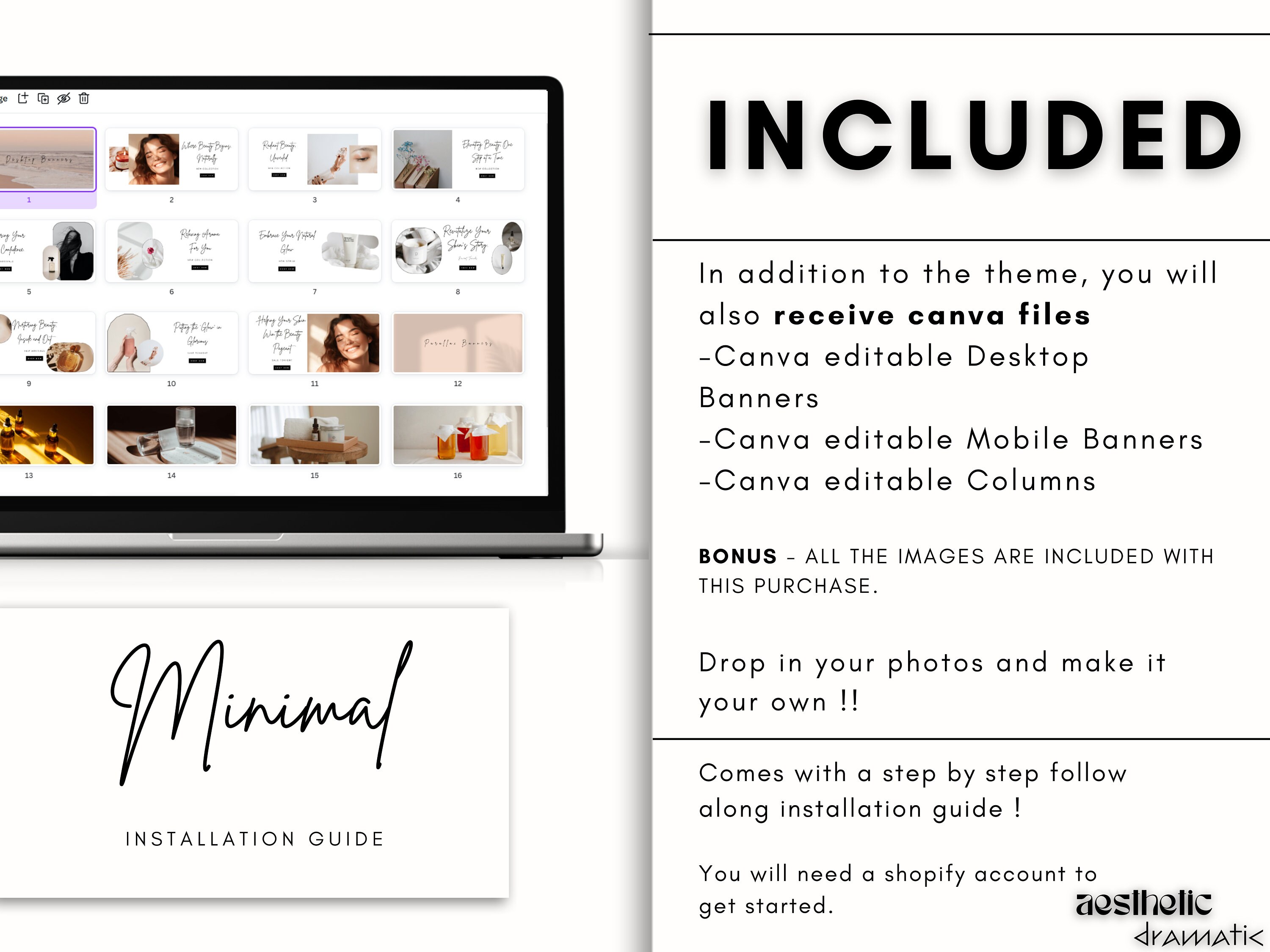 Minimal Shopify Website, Aesthetic Shopify Theme, Clean Shopify ...