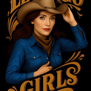 Let’s Go Girls Cowgirl Poster – Western Wall Art – Digital Download ...