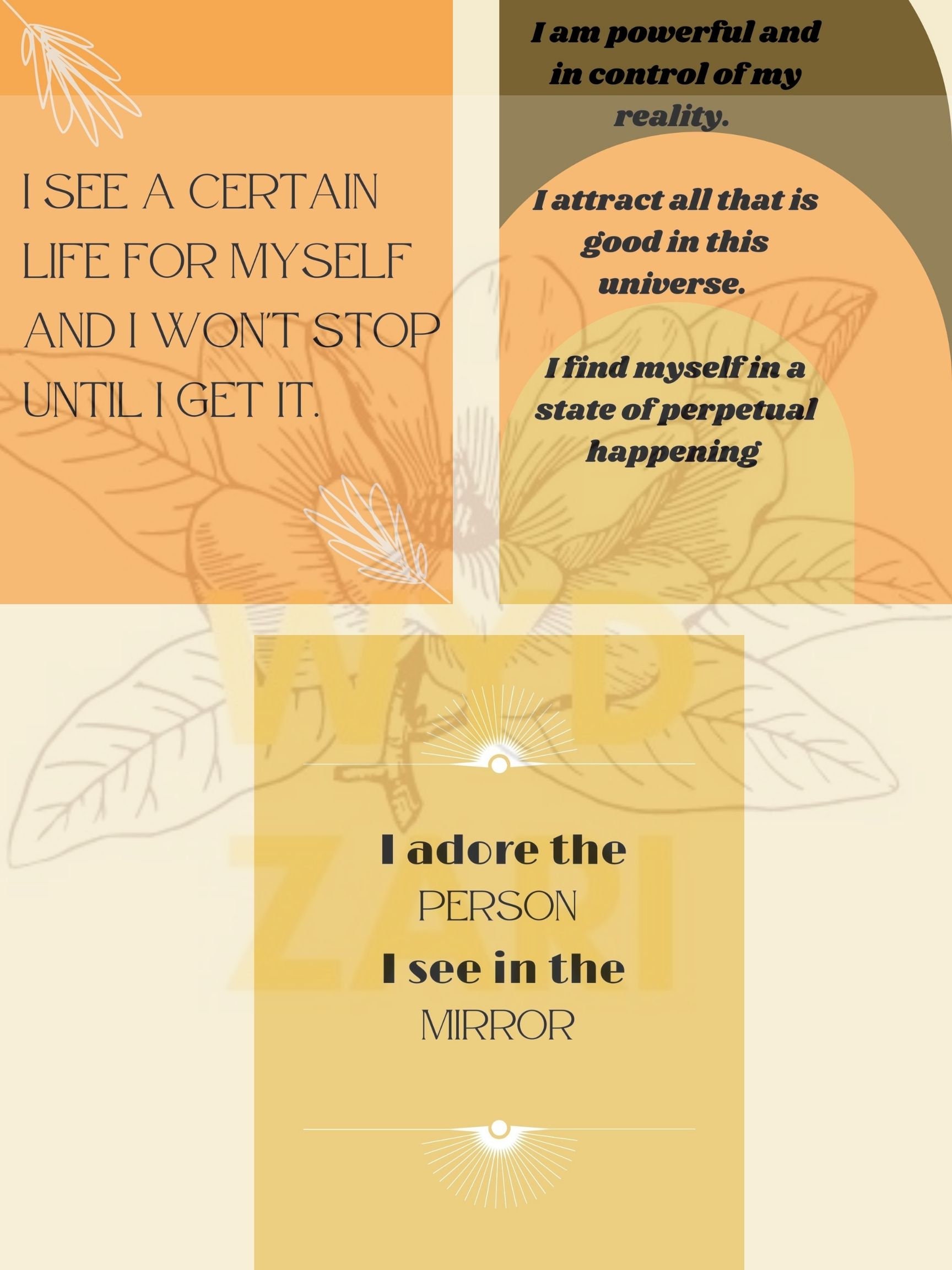 Positive Affirmation Poster - Affirmation Poster, Creativity Poster ...