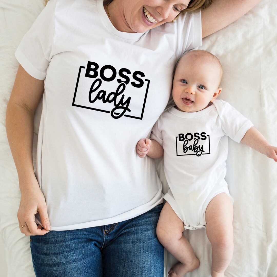 Bossy Lady & Boss Baby Matching Shirts | Family Matching Shirt Set ...