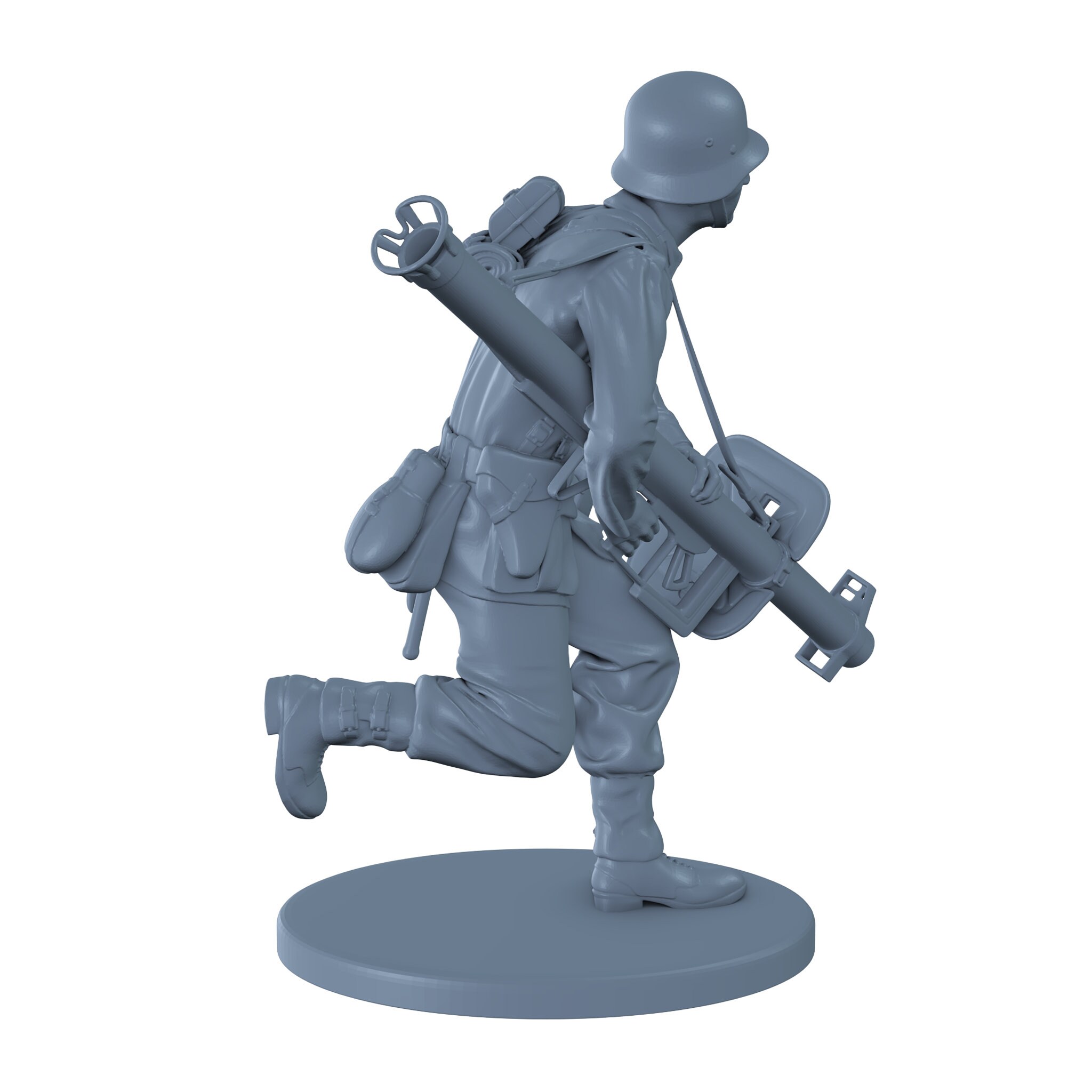 German Soldier Running With Panzerschreck - Etsy