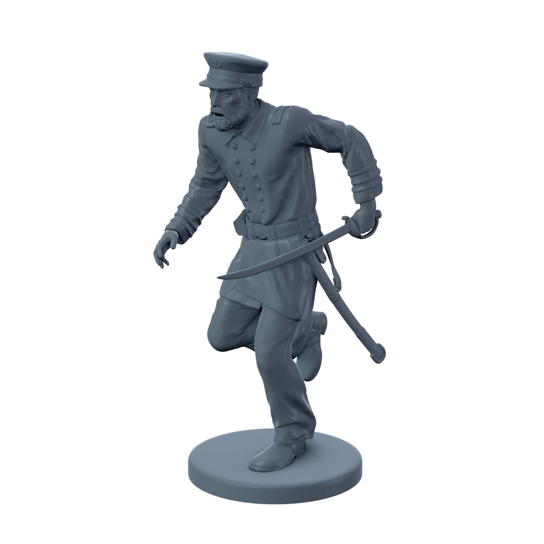 American Civil War Naval Officer Running - Etsy